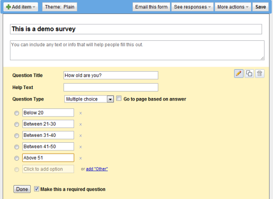 How To Create Polls Using Google Docs and Publish Results as Graphs